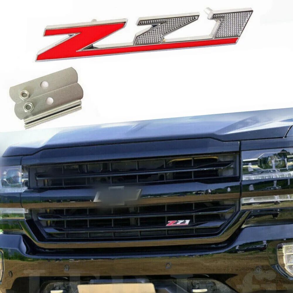 Z71 Emblem For Chevrolet Silverado Tahoe Colorado Suburban Front Grill ...
