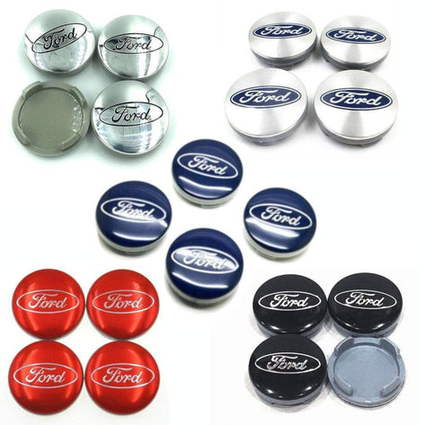 54mm Ford Logo Wheel Center Caps | 4pcs – Off-Road Autoparts